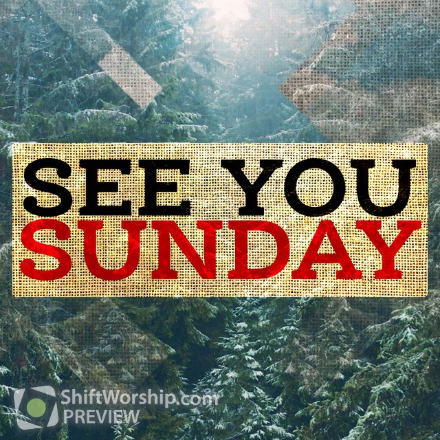 Rustic See You Sunday | Shift Worship